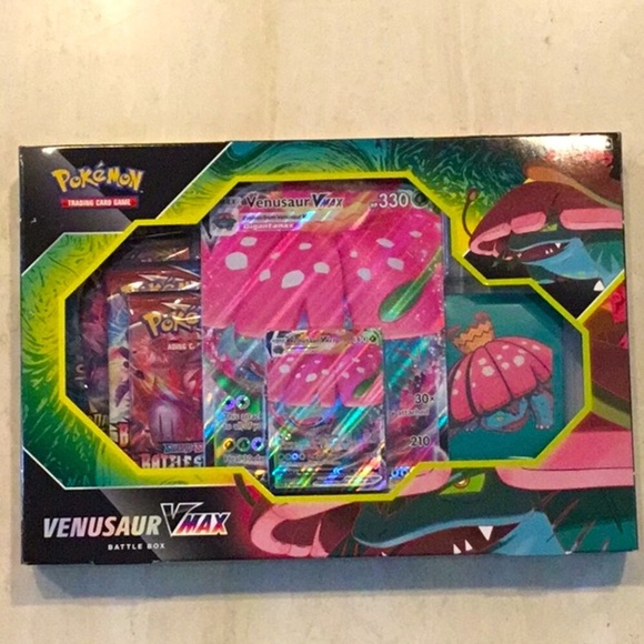 Pokemon | Other | Pokemon Venusaur Vmax Box 28 Pokemon Cards Booster ...